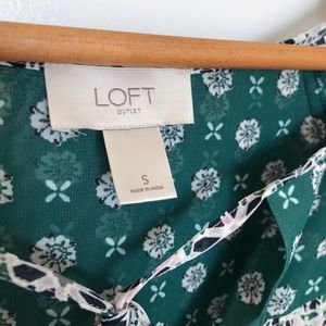 LOFT | Tops | Loft Outlet Boho Oversized Sheer Blouse | Poshmark